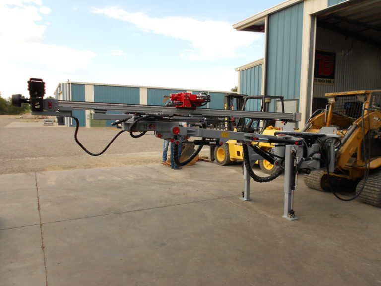 Skid Steer Drill Attachment - TEI Rock Drills